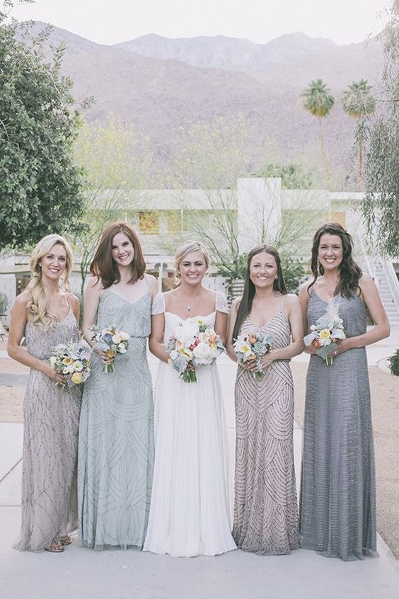 How To Achieve The Ultimate "Non-Uniform" Bridal Party Attire